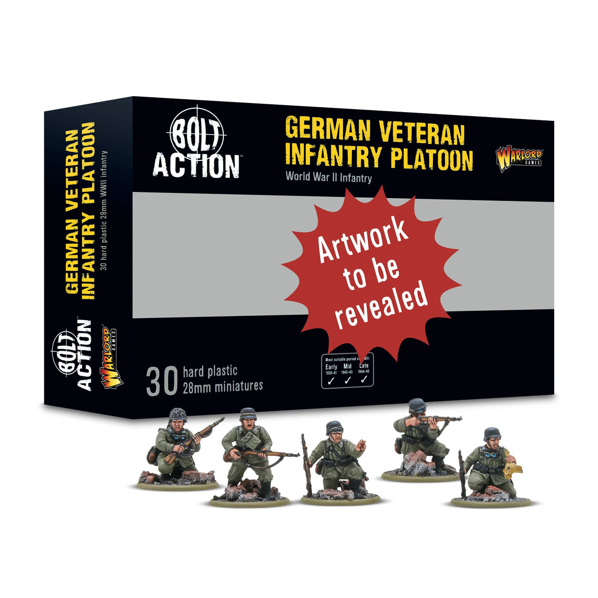 German Veteran Infantry Platoon — Athena Games Ltd