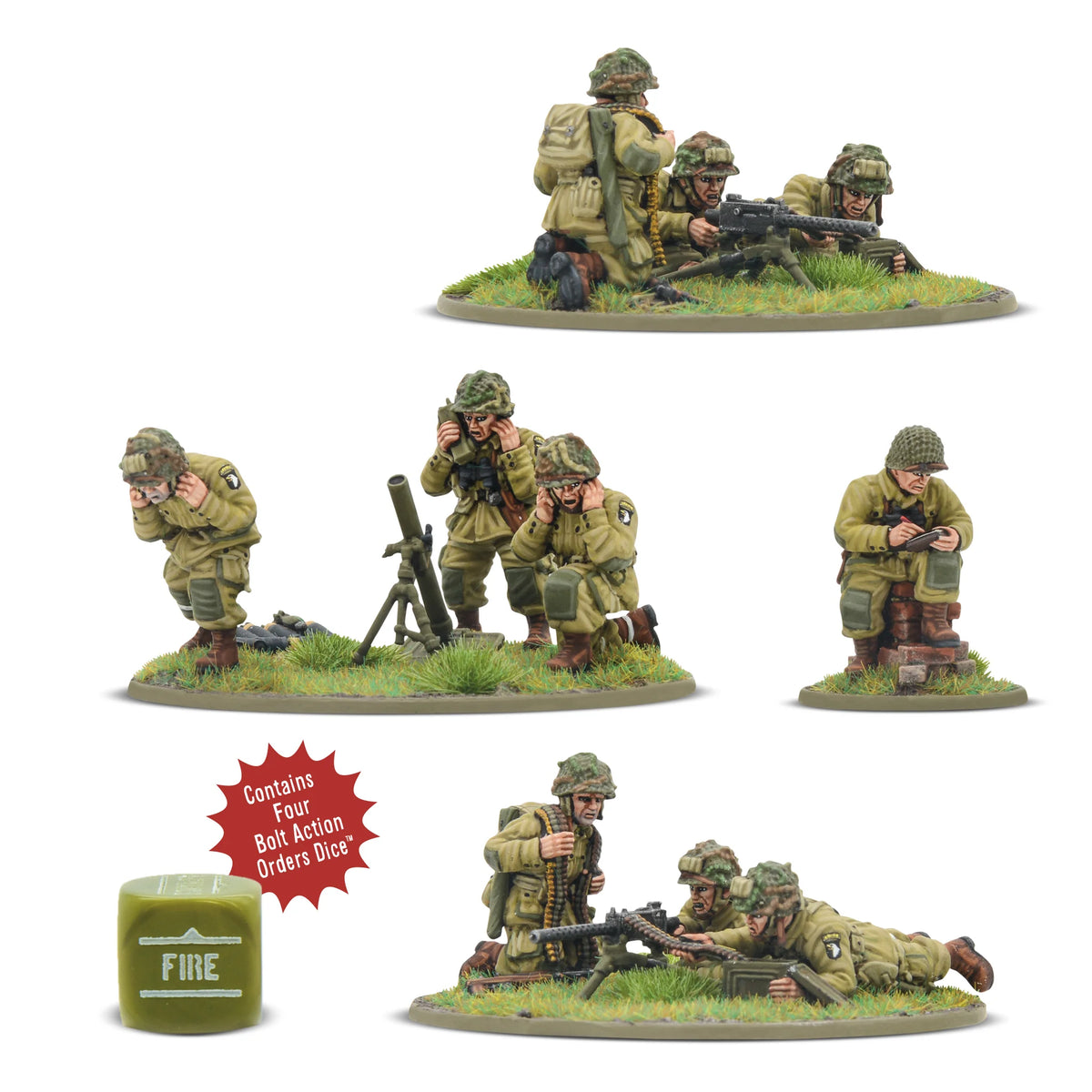 Bolt Action US Airborne (D-Day) Platoon Heavy Weapons Platoon — Athena ...
