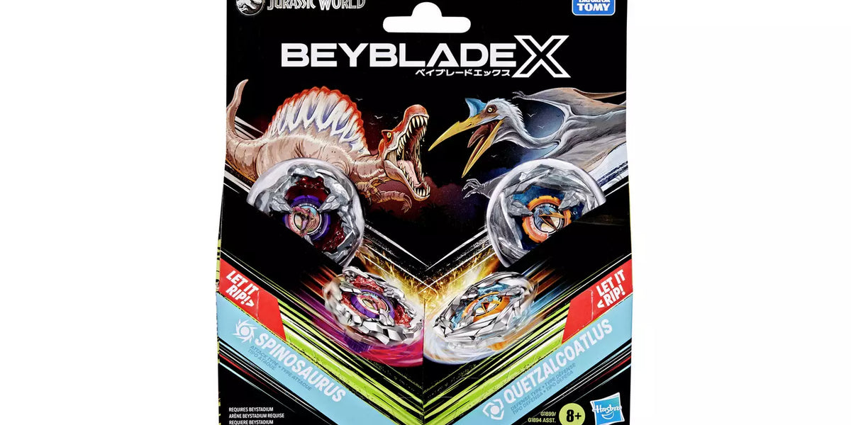 Beyblade X Jurassic World Collab Pack Spinosaurus — Athena Games Ltd