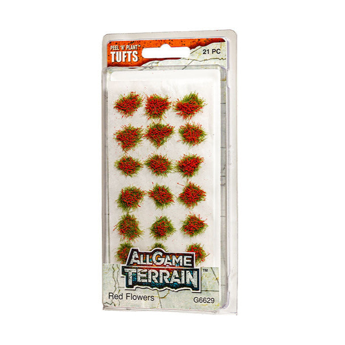 Red Flower Tufts - All Game Terrain — Athena Games Ltd