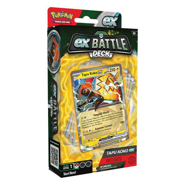 ex Battle Deck Tapu Koko/Iron Leaves - Pokemon Trading Card Game ...