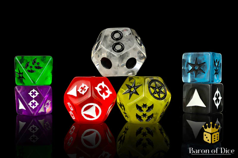 Galactic RPG Set of 14 Dice - Baron of Dice — Athena Games Ltd
