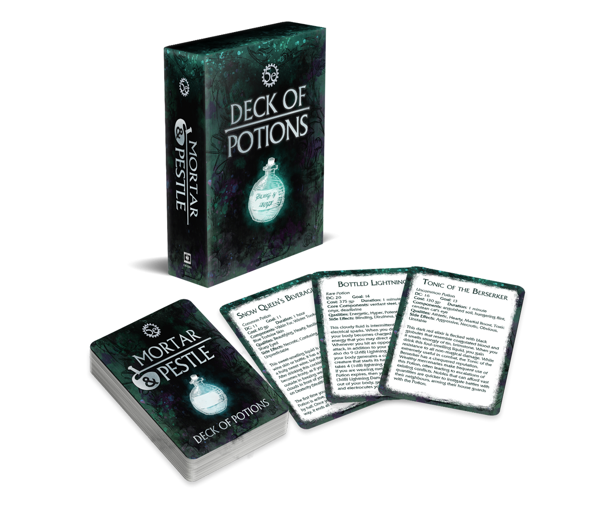 Dungeons And Dragons RPG: Mortar And Pestle Potion Deck — Athena Games Ltd